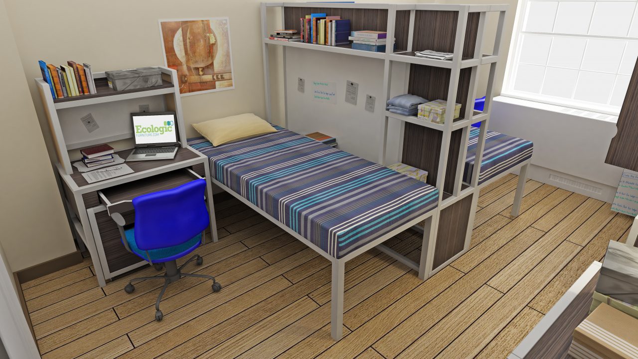 Dorm Room Dividers: Privacy Separator | Ecologic Furniture