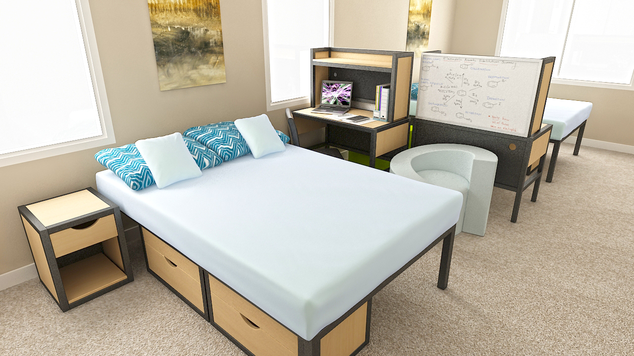 Privacy Privacy Setup with Whiteboard - Ecologic Furniture