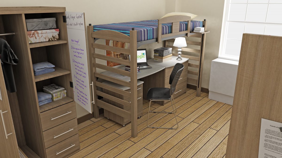 Academy Loft Kit with Natural Finish - Ecologic Furniture